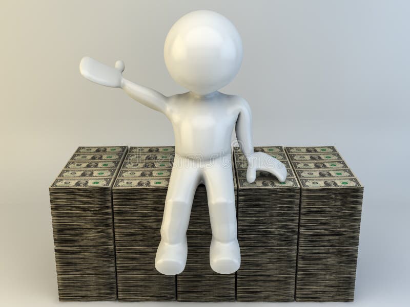 3d Man Note Concept Stock Illustrations – 1,100 3d Man Note Concept ...