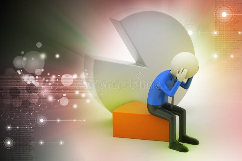 3d Man Profit Loss Concept Stock Illustrations – 125 3d Man Profit Loss ...