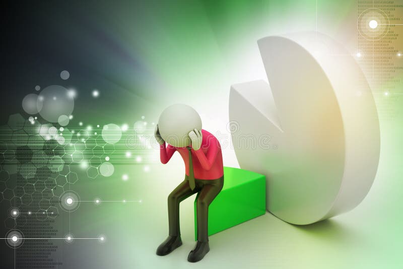 3d Man Profit Loss Concept Stock Illustrations – 125 3d Man Profit Loss ...