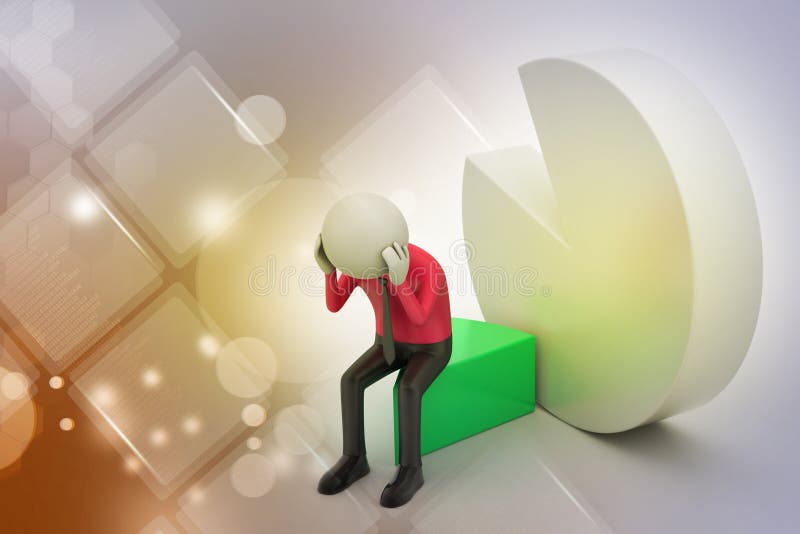 3d Man Profit Loss Concept Stock Illustrations – 125 3d Man Profit Loss ...