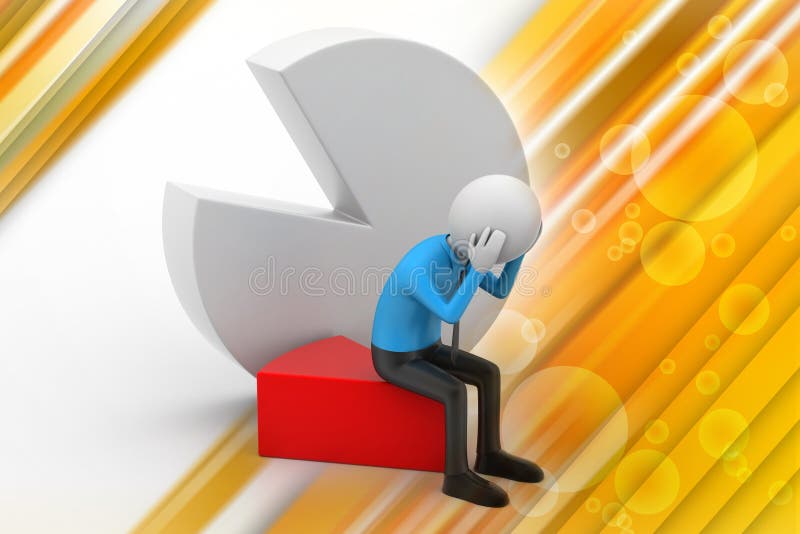 3d Man Profit Loss Concept Stock Illustrations – 125 3d Man Profit Loss ...