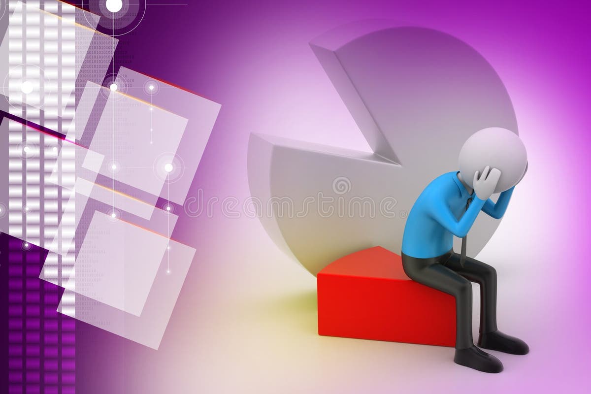 3d Man Profit Loss Concept Stock Illustrations – 134 3d Man Profit Loss ...