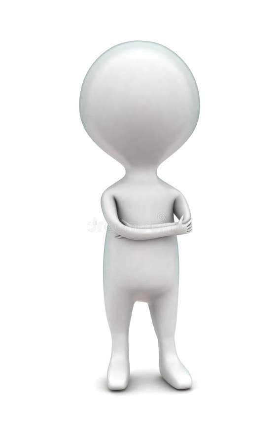 3d man standing concept stock illustration. Illustration of standing ...