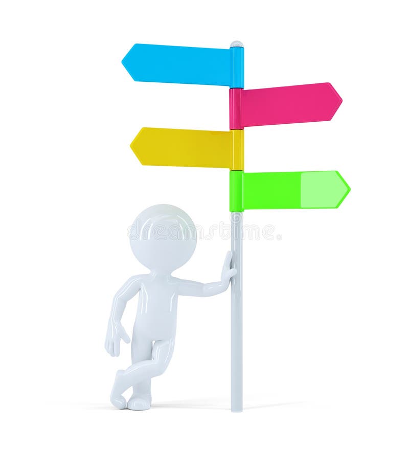 Direction road signs stock vector. Illustration of destination - 20127861