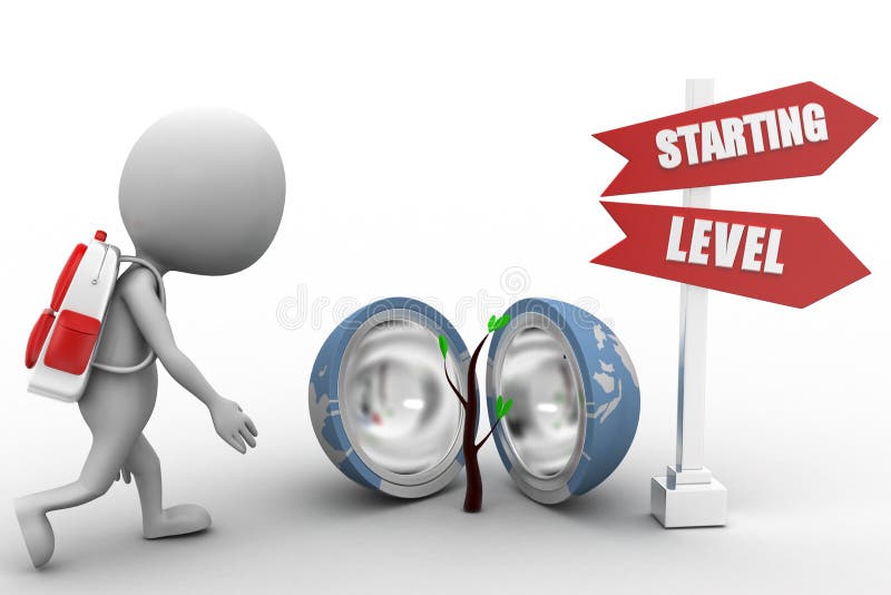 First Step, Start Vector, Positive Vision Stock Vector - Illustration ...