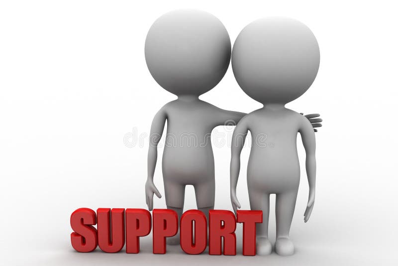 Support People Lifting Your Burden in Difficult Times Stock ...