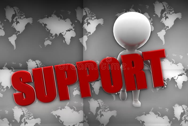 Support stock illustration. Illustration of operator - 35218469