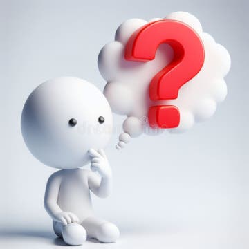 Stickman Question Mark Thinking Stock Illustrations – 199 Stickman ...