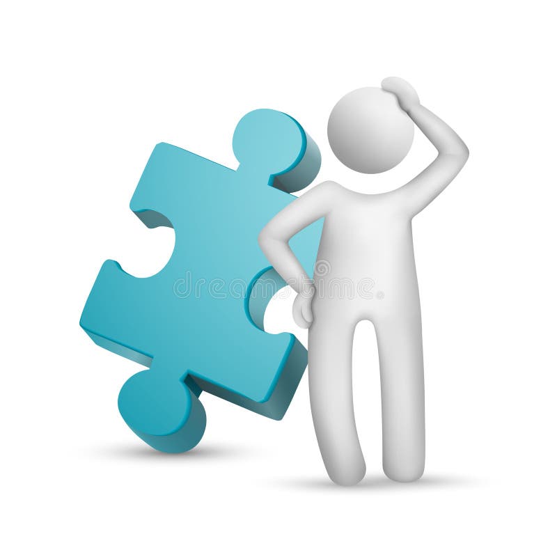 3d Man Thinking Stock Illustrations – 12,462 3d Man Thinking Stock ...