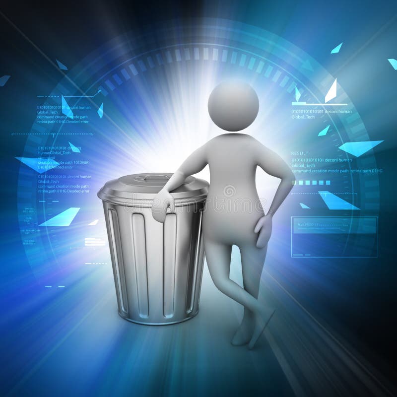 3d Man Trash Stock Illustrations – 798 3d Man Trash Stock Illustrations ...