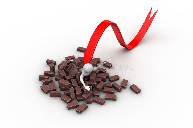 3d White People Failure Diagram Stock Illustrations – 69 3d White ...