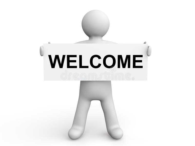 Placard Welcome Stock Illustrations – 3,333 Placard Welcome Stock ...