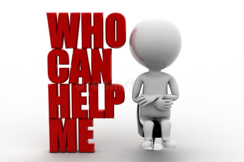 Help Yourself and Help Others Stock Illustration - Illustration of ...