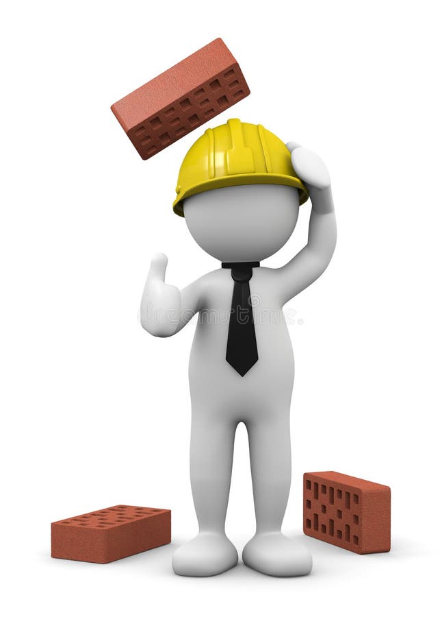 3d man safety first stock illustration. Illustration of health - 42880886