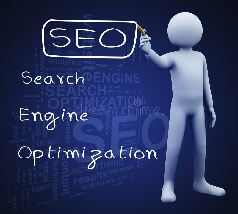 Seo Search Engine Optimization Stock Illustration - Illustration of ...