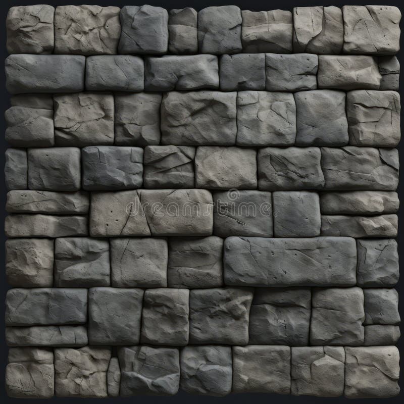 Medieval Stacked Stone Texture: Seamless, Detailed, Ultra Realistic ...