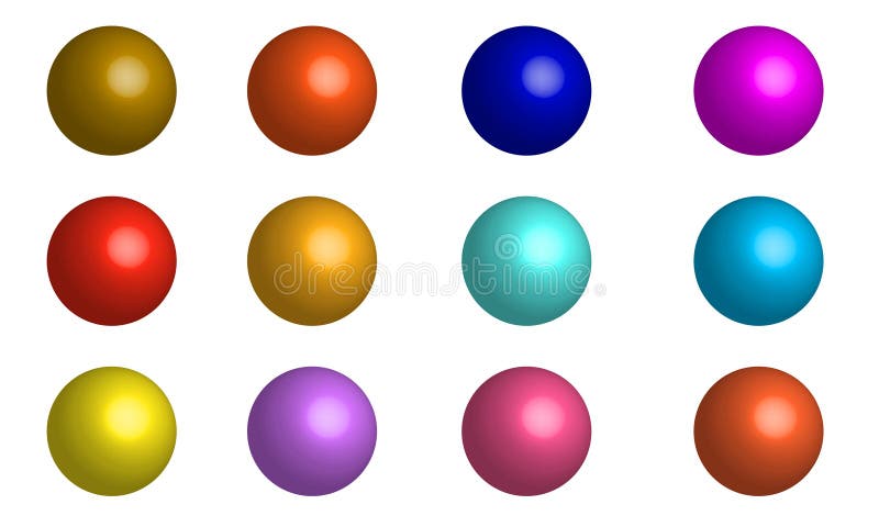 3D Material and Ball Templet Stock Vector - Illustration of lightning ...