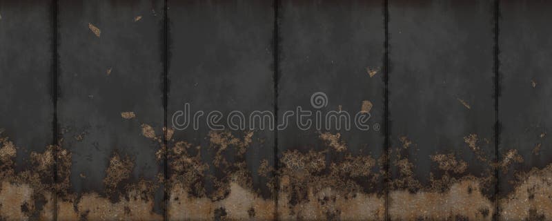 3d Material Black Weathered Metal Panel Texture Stock Photo - Image of ...