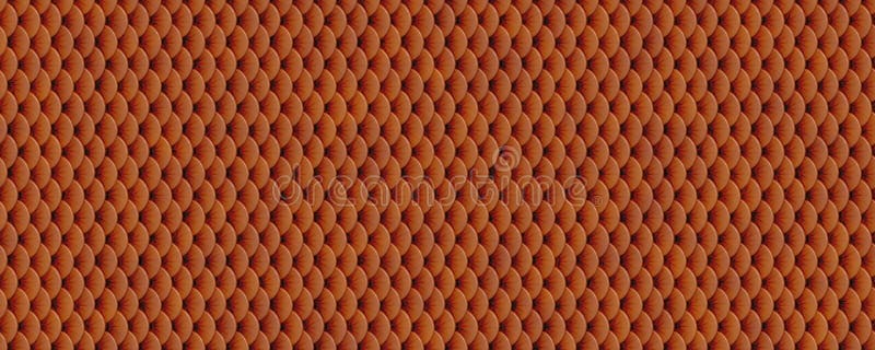Brown Koi Fish Skin Texture Background Stock Illustration ...