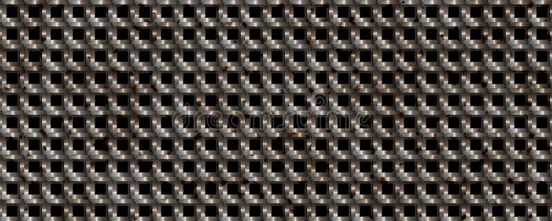 3d Material Metallic Ancient Square Jail Texture Stock Photo - Image of ...