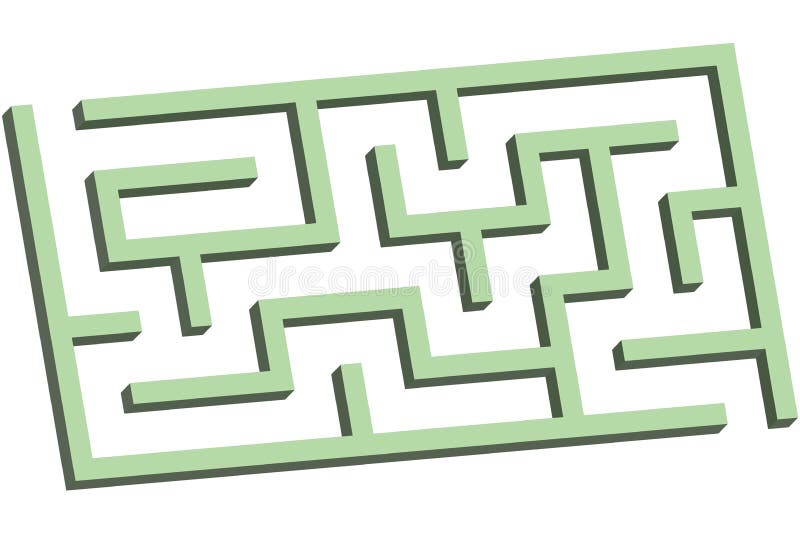 3d Maze Conundrum for Challenge the Kids, Labyrinth for Finding the ...