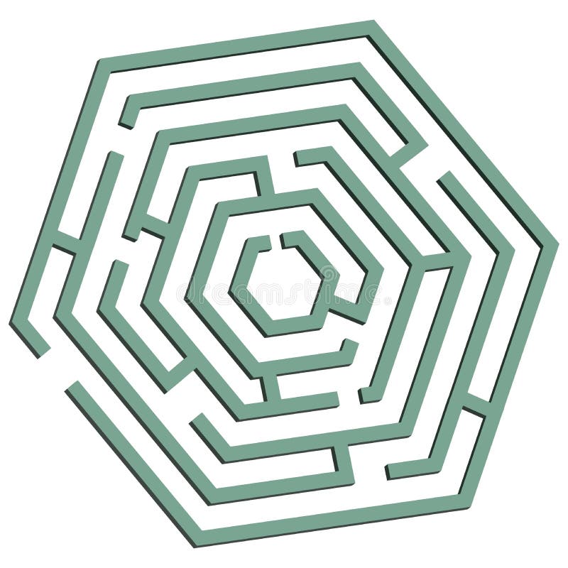 3d Maze Conundrum for Challenge the Kids, Labyrinth for Finding the ...
