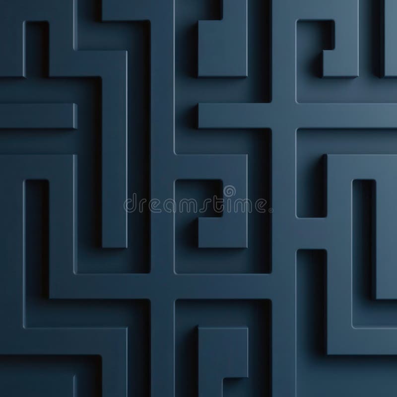 A 3D Maze with a Search Bar Hovering Above, Guiding Users To the Right ...