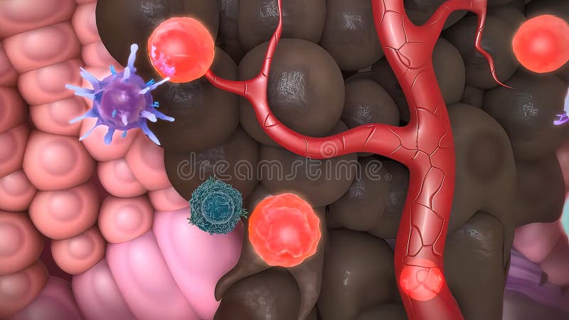 3d Medische Illustratie Van Huidkanker : Plaveiselcelcarcinoom ...