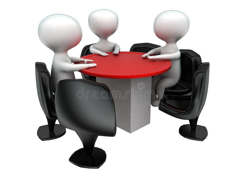 Men Around Conference Table Stock Illustrations – 171 Men Around ...