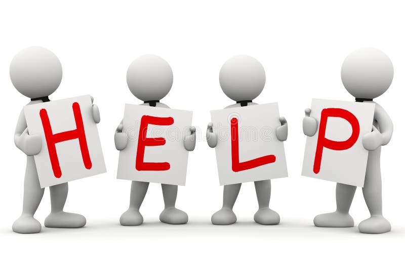 3d men looking for help stock illustration. Illustration of weak ...