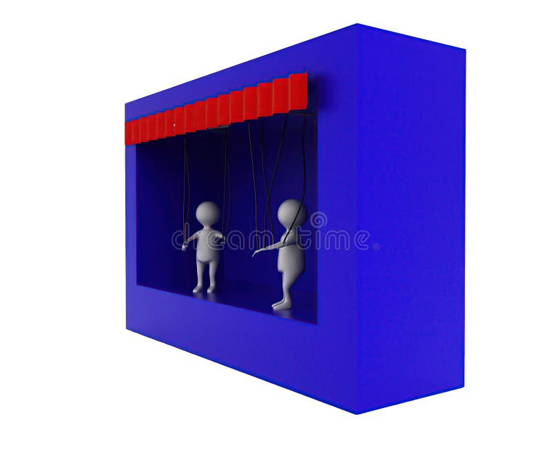 Puppet Show Stage Background Stock Illustrations – 630 Puppet Show ...