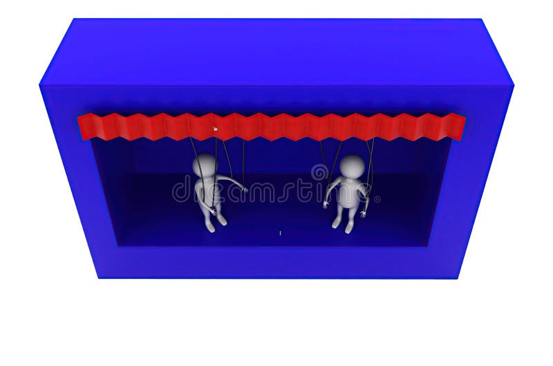 Puppet Show Stage Background Stock Illustrations – 527 Puppet Show ...