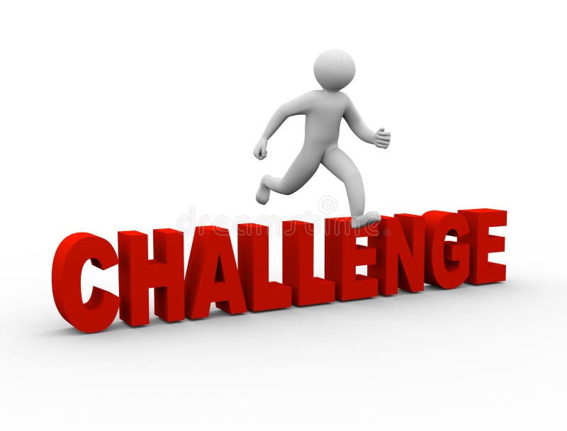 Uitdaging stock illustratie. Illustration of houten, proef - 10577372