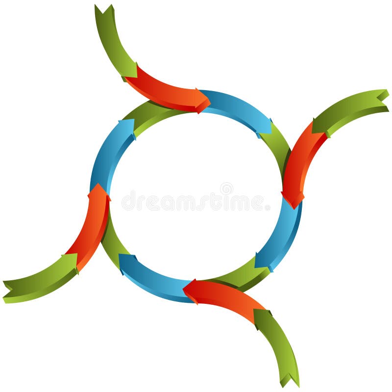 Arrows Merging Stock Illustrations – 457 Arrows Merging Stock ...