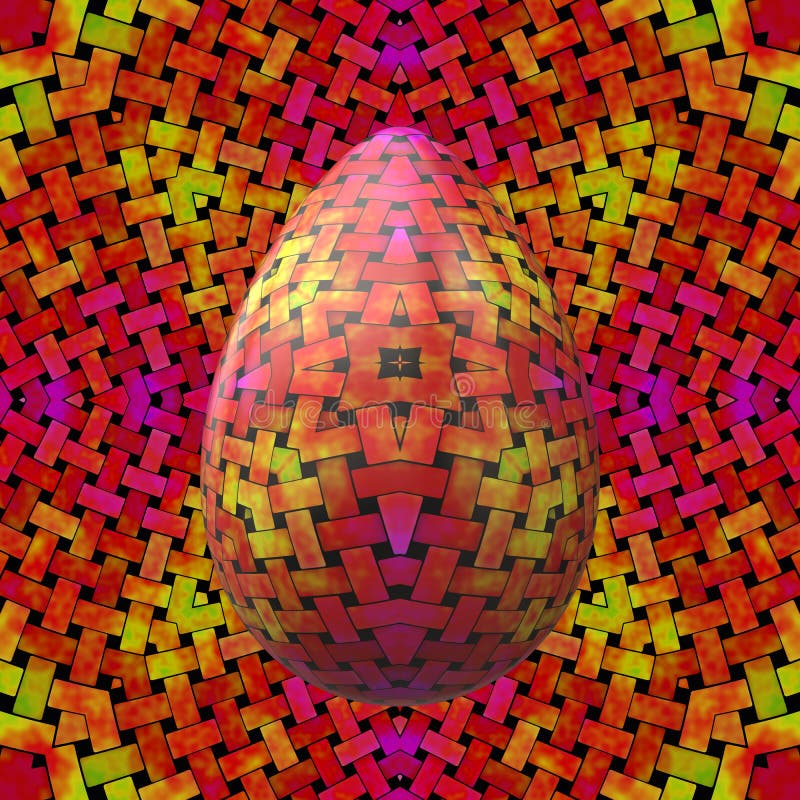 3d Mesh Texture Egg Graphic Stock Illustration - Illustration of color ...