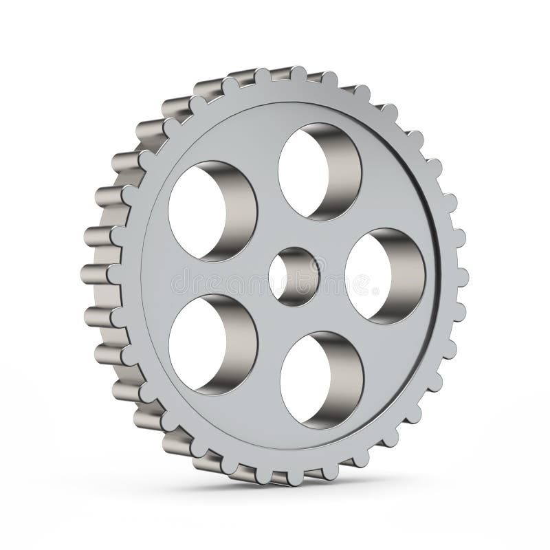 Gear on white background stock image. Image of circle - 47165785