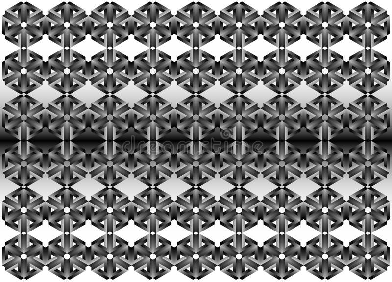 3d Metal Geometric Pattern - Illustration, Wallpaper, Backgrounds ...