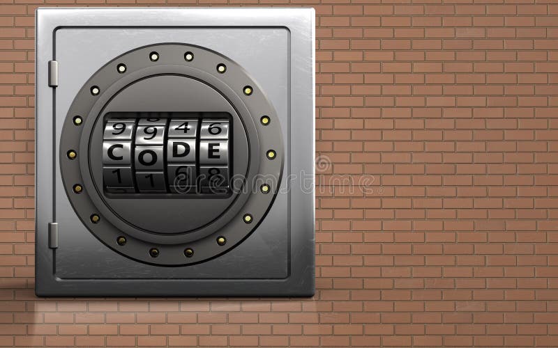 Safe dial stock illustration. Illustration of combination - 26231258