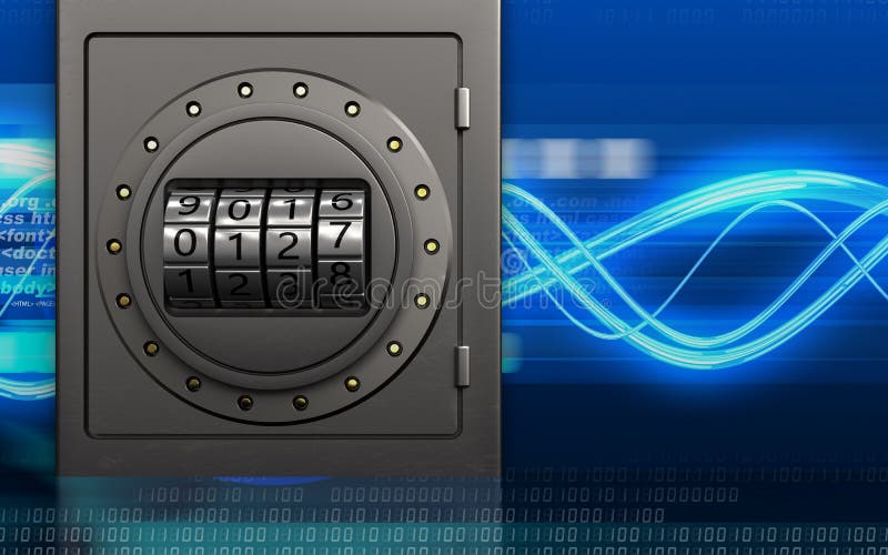Safe dial stock illustration. Illustration of combination - 26231258