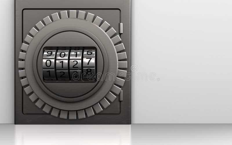 Safe dial stock illustration. Illustration of combination - 26231258