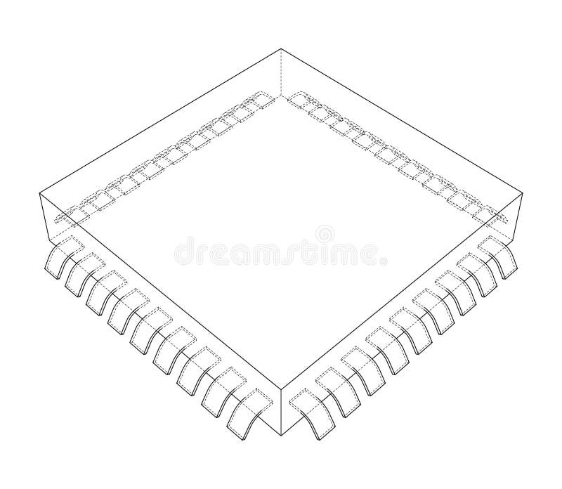 Microprocessor Blueprint Stock Illustrations – 241 Microprocessor ...