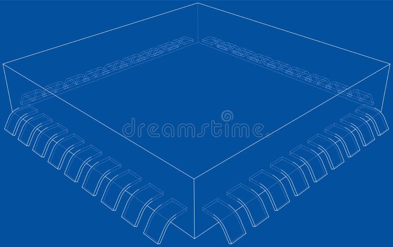 Microprocessor Blueprint Stock Illustrations – 241 Microprocessor ...