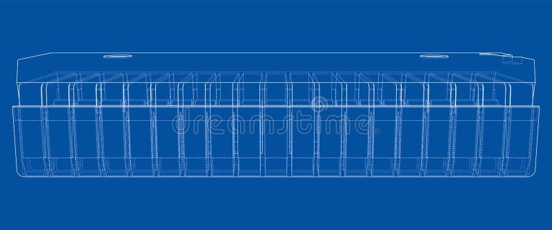 3D Microchip. Vector Rendering of 3d Stock Vector - Illustration of ...