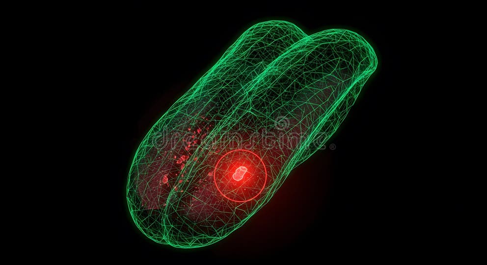 Microscopic Visualization of a Bacterial Cell Undergoing Binary Fission ...
