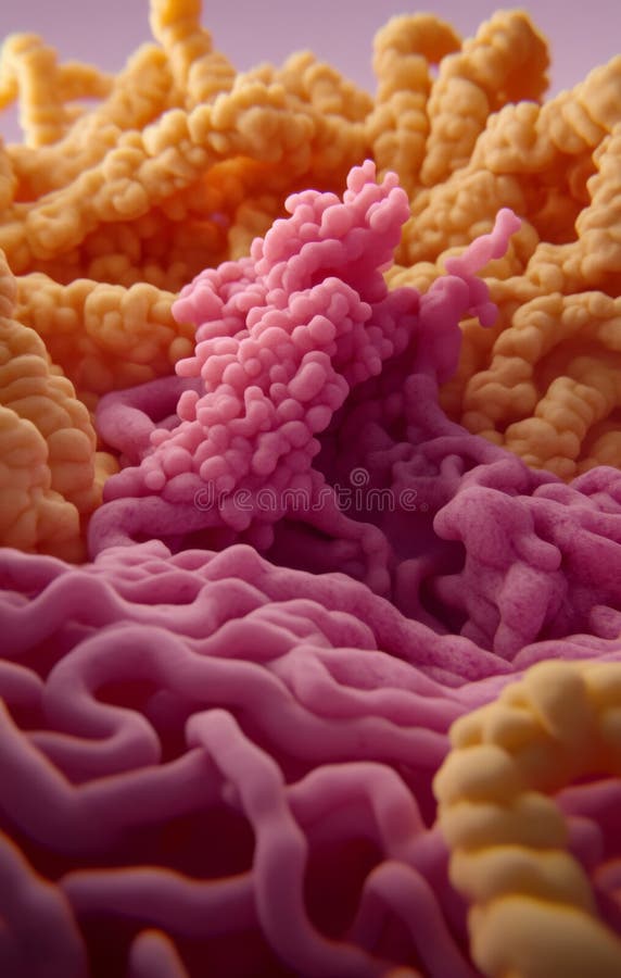 A 3D Microscopic Medical Science Image Illustrates Ureaplasma Bacteria ...