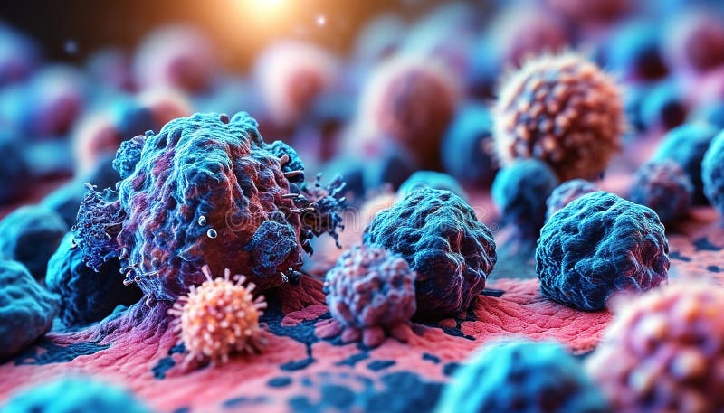 3D Microscopic Visualization of Viral Particles with Spike Proteins ...