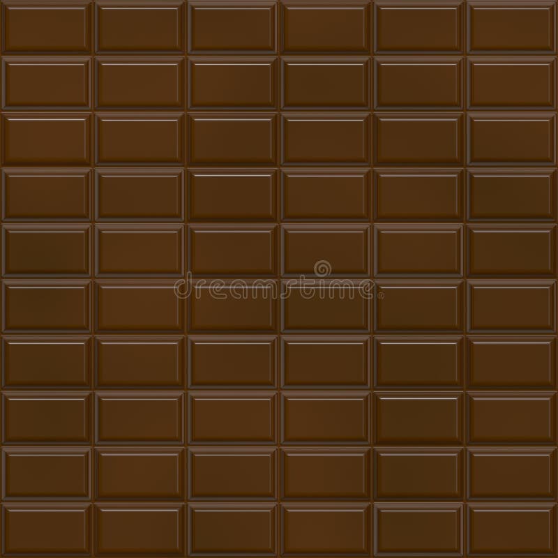 3D Milk Chocolate Bar Seamless Background Stock Illustration ...