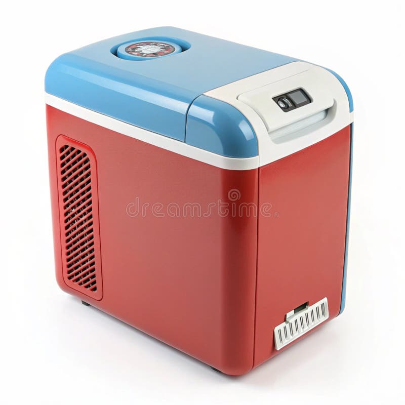 3D Mini Cooler Isolated on Transparent Background Stock Illustration ...
