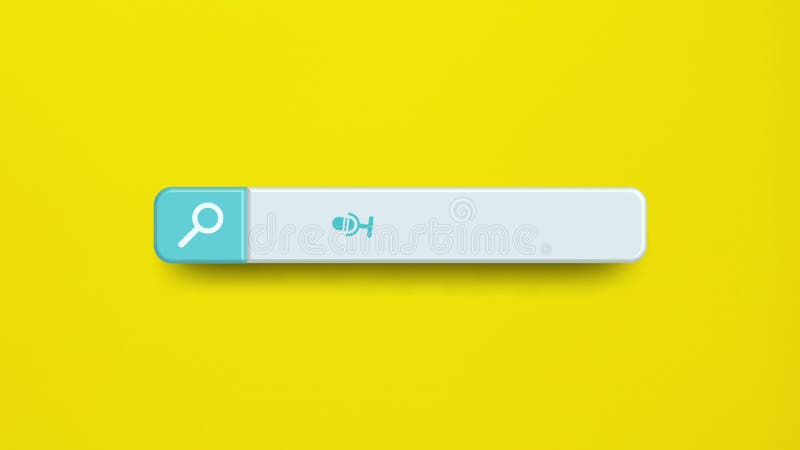 3d Minimal Blank Search Bar Interface on Website Stock Video - Video of ...