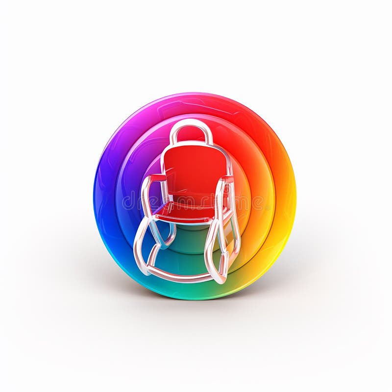 3D Minimal Inclusion and Diversity Icon Stock Illustration ...